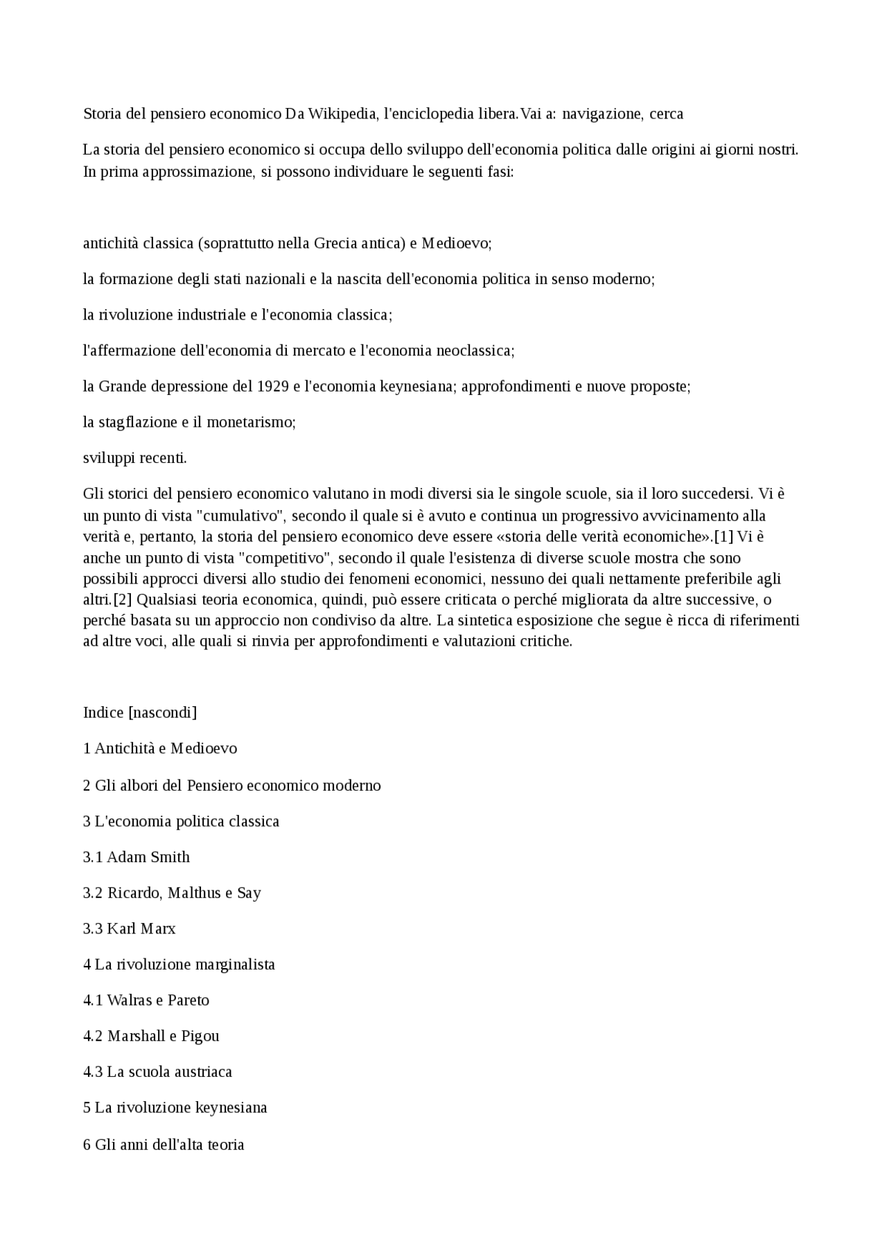Storia Docsity