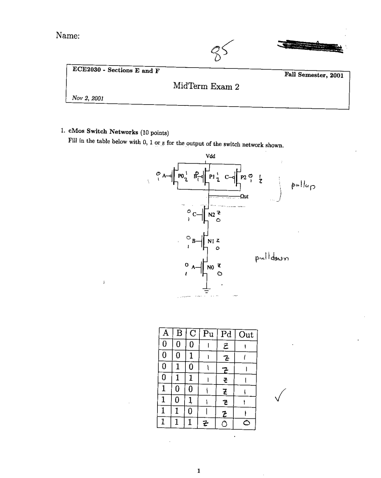 Midterm Exam Ii Questions With Solutions Introduction To Computer
