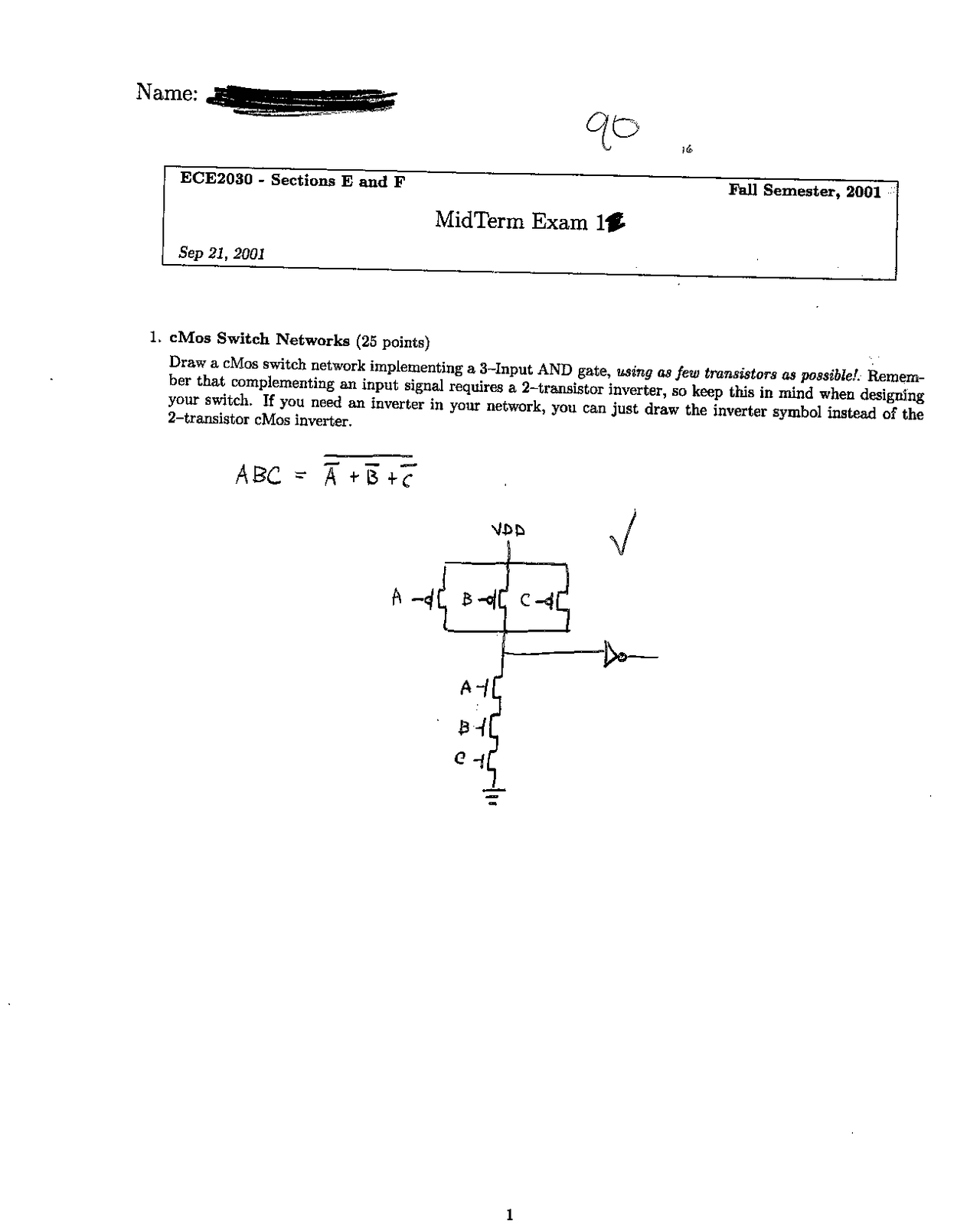 5 Solved Problems On Introduction To Computer Engineering Exam 1