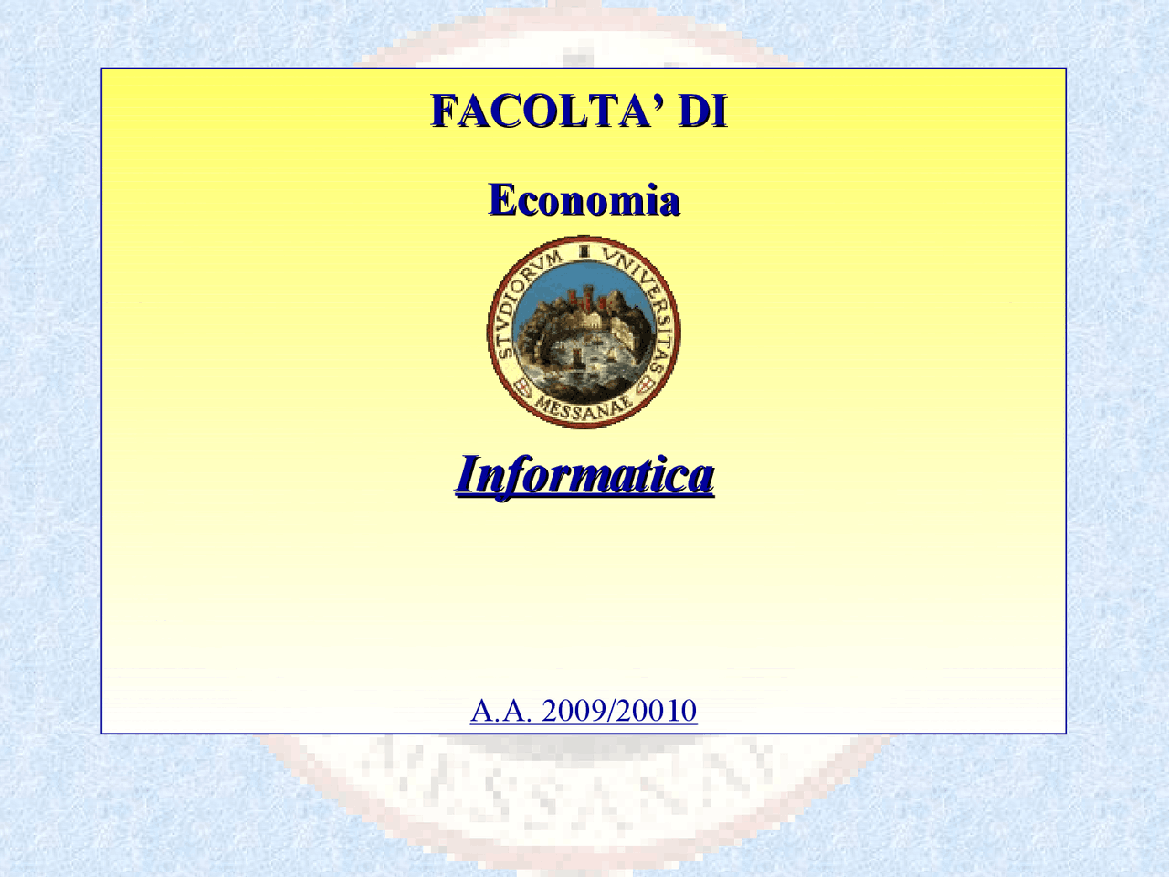 Lezioni Informatica Pdf Docsity