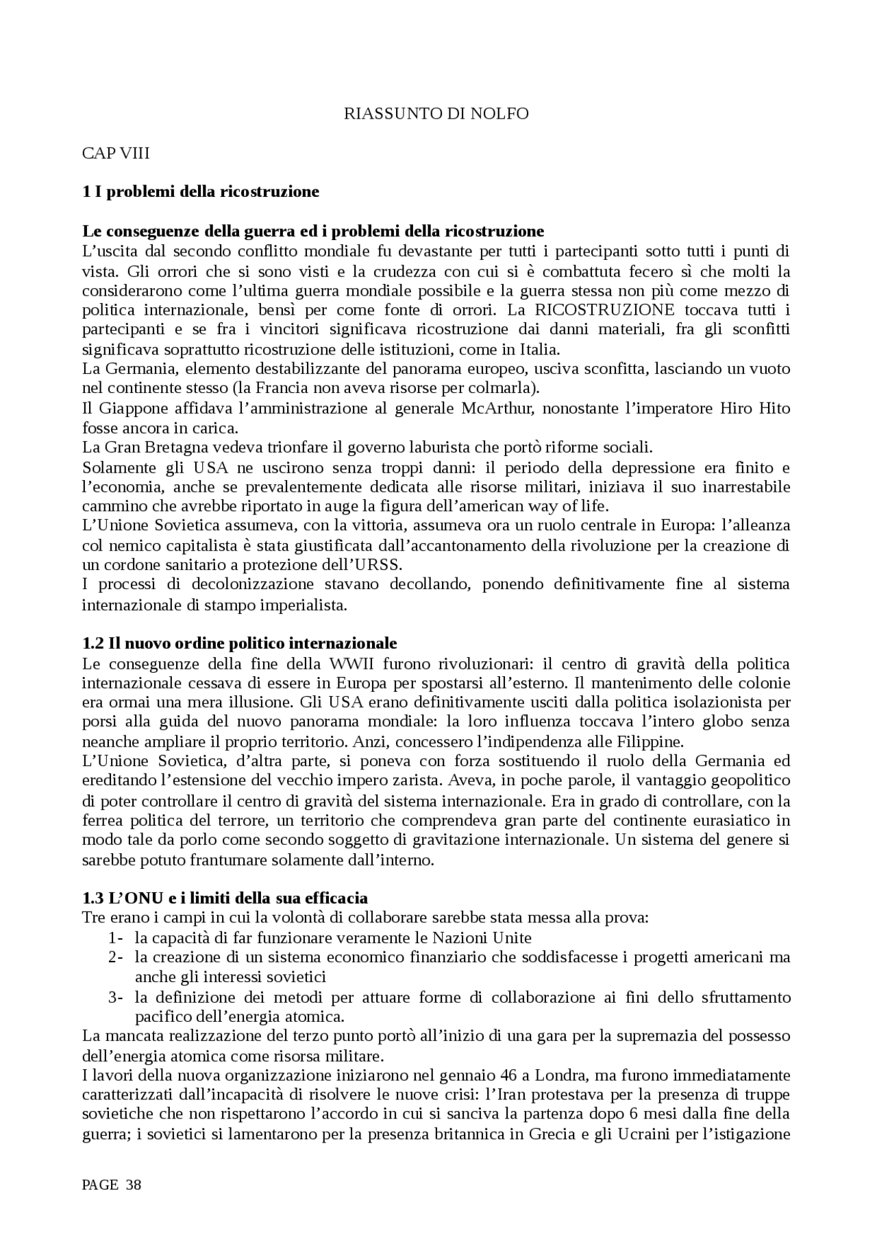 Ennio Di Nolfo Docsity
