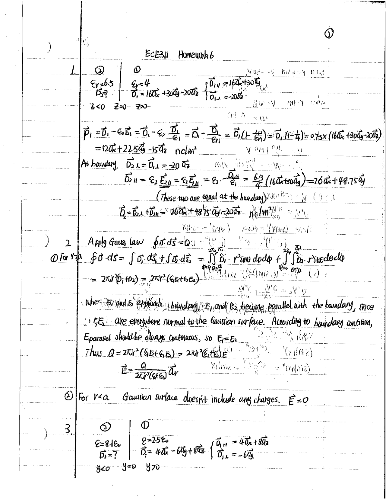 Homework 6 with Resolution - Electric and Magnetic Fields | ECE 31100 | Assignments Electrical ...
