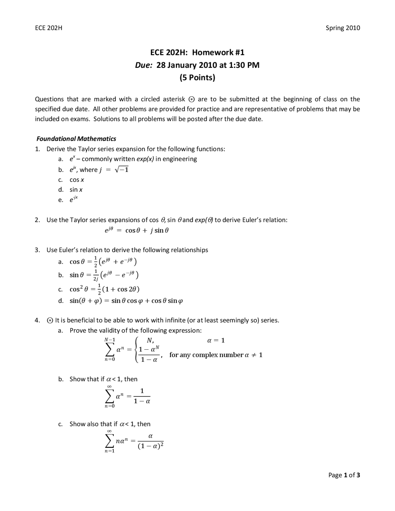 Homework 1 With Resolution Linear Circuit Analysis Ii Spring 2010