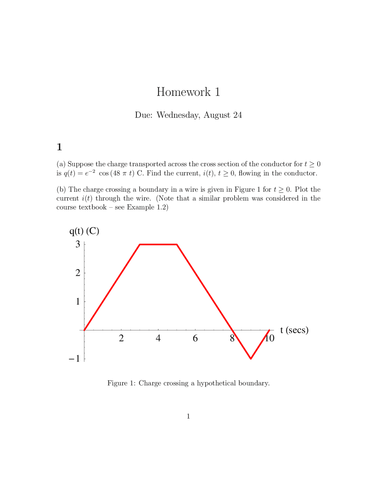 Homework 1 Solutions Linear Circuit Analysis I Ece 20100 Docsity