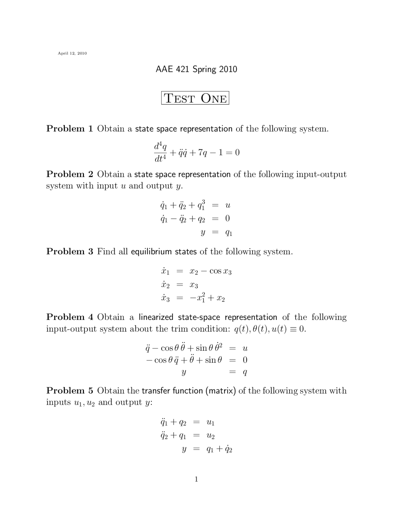 7 Solved Problems On Flight Dynamics And Control Exam 1 Aae 42100