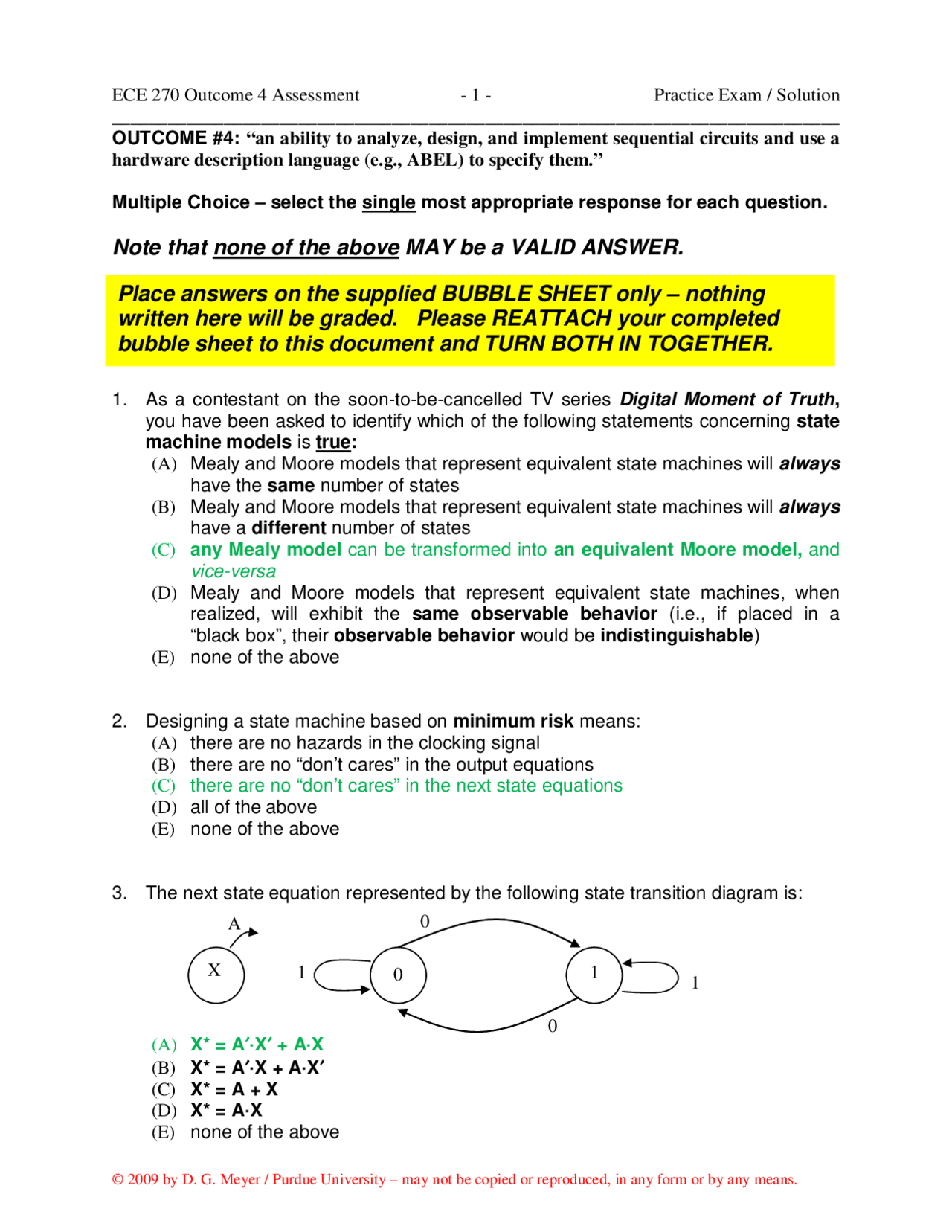 Outcome 4 Assessment Introduction To Digital System Design Ece