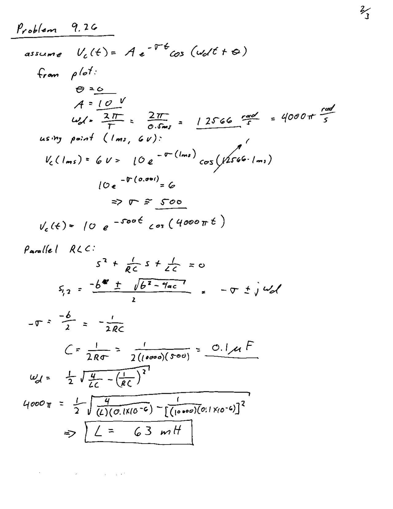 Solved Assignment 25 Linear Circuit Analysis I Ece 20100 Docsity