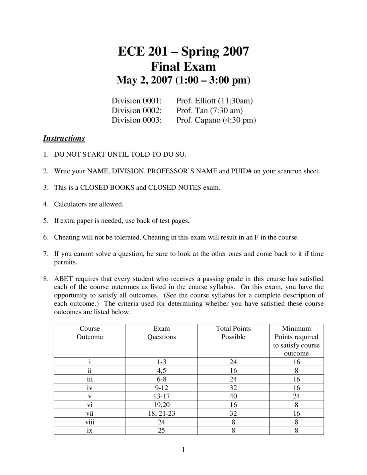General Solutions For Constant Source Second Order Networks Ece 20100