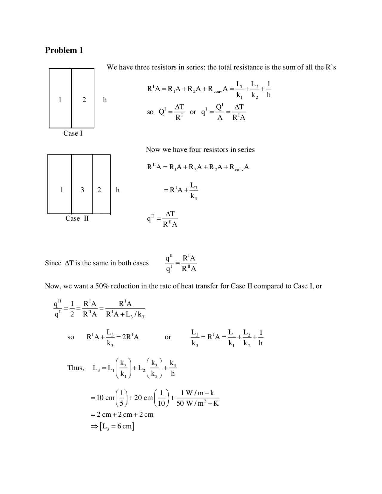 Exam 1 Problems with Solution - Heat and Mass Transfer | CHE 37800 ...