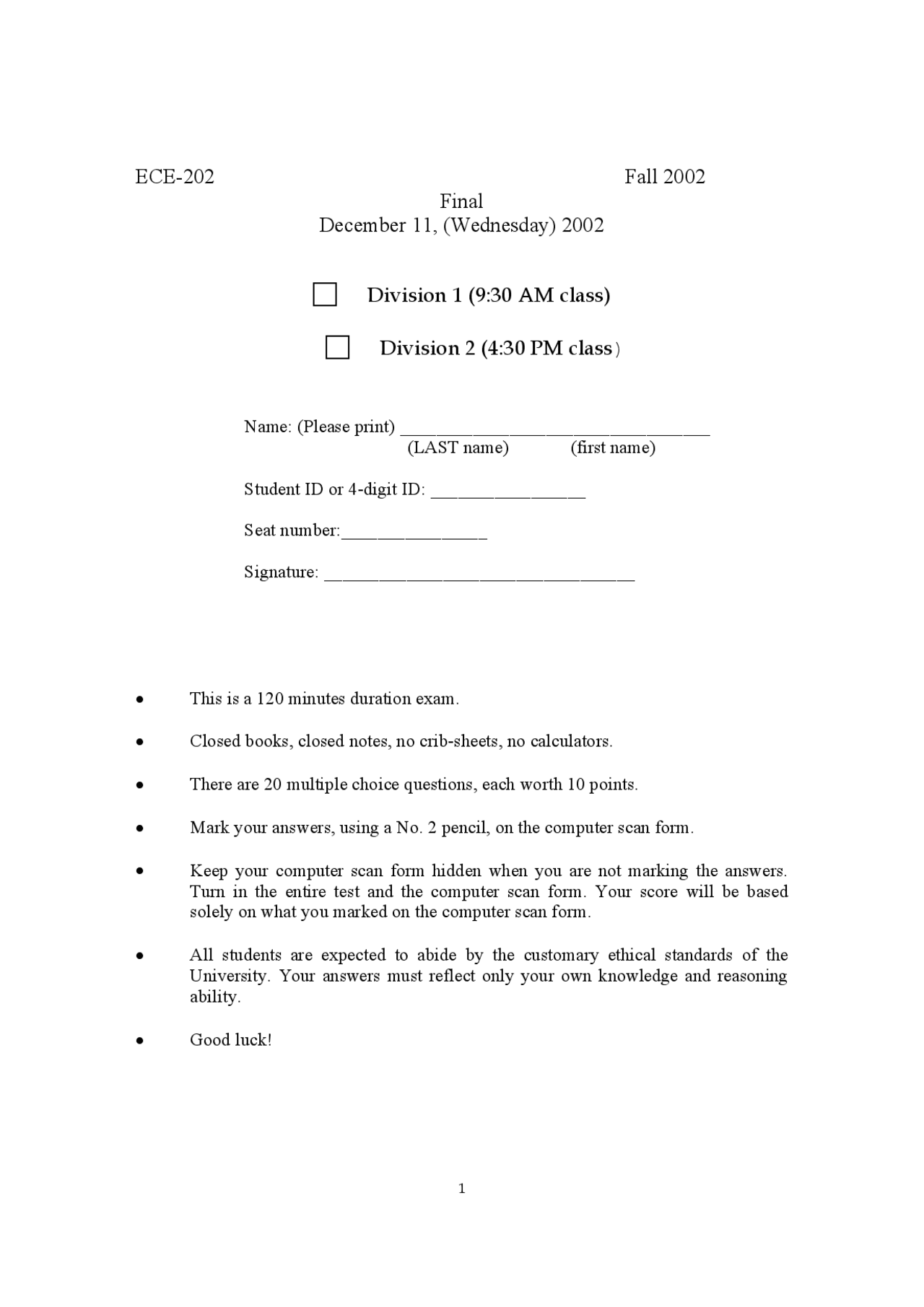 21 Multiple Choice Questions With Answer Of Linear Circuit Analysis Ii