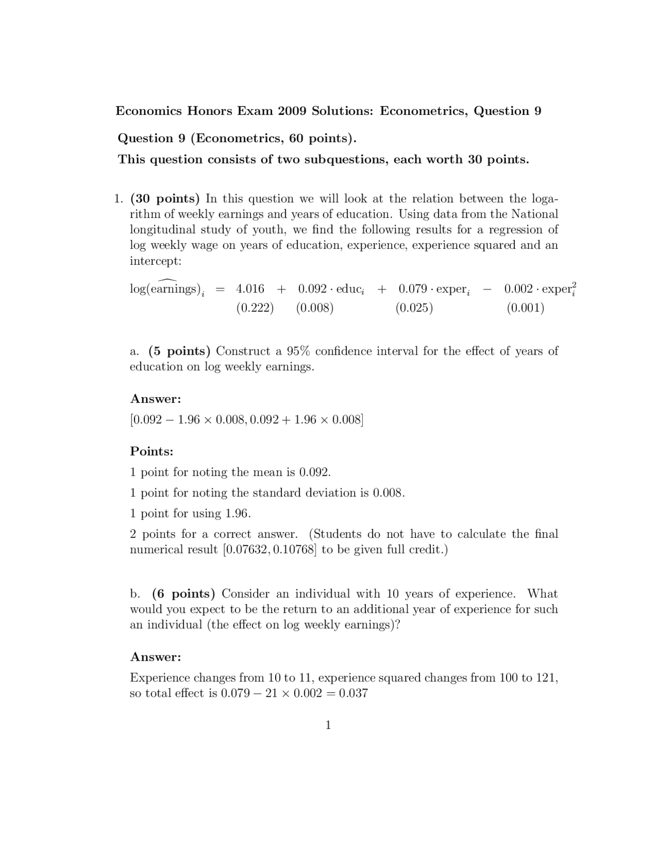 Old Exam Question With Solutions Quantitative Methods Ii Ppl 802