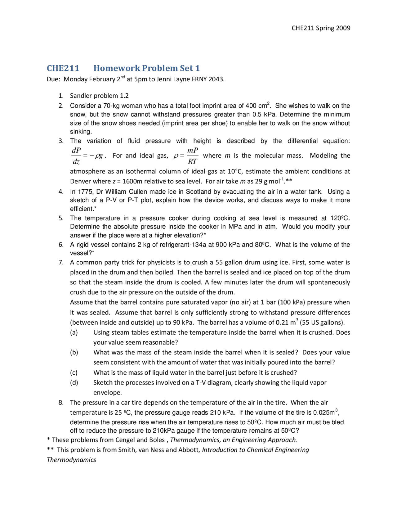 Solved Problems Assignment 1 Introductory Chemical Engineering
