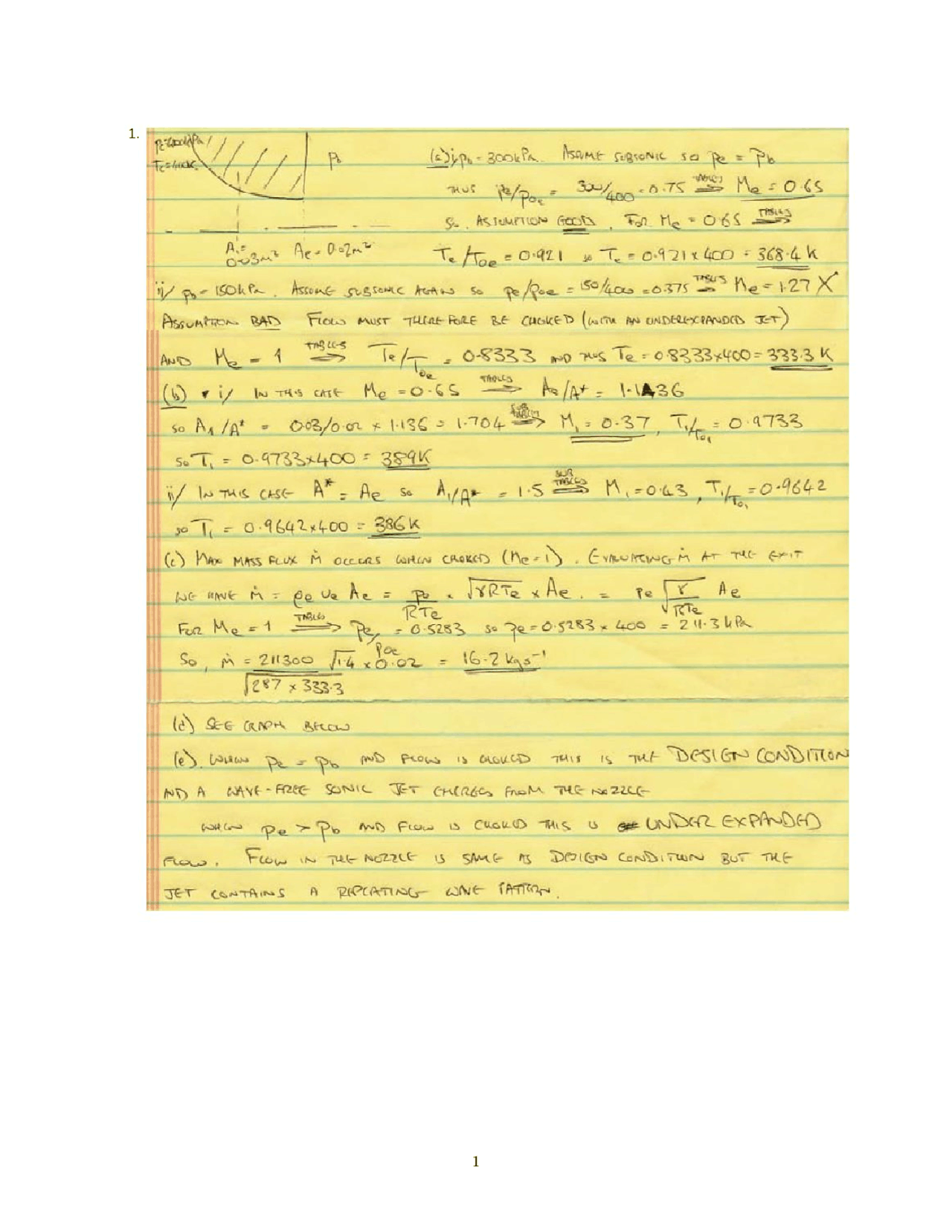 Homework 3 With Solution Compressible Aerodynamics Aoe 3114 Docsity