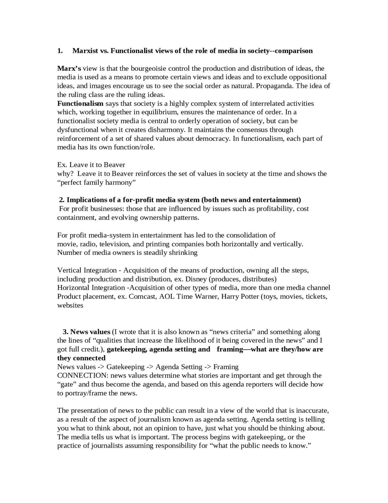 Midterm Review - Media Practice Theory | CPSP 222 - Docsity