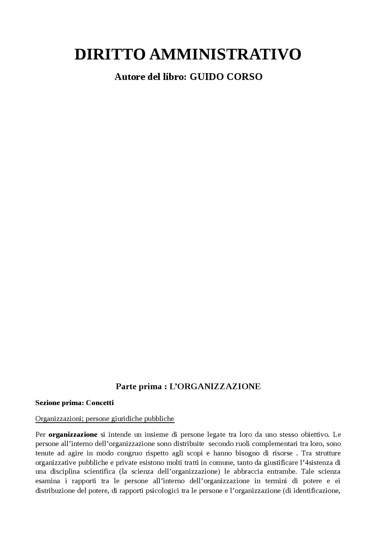 Riassunto Completo Del Manuale Di Corso Docsity