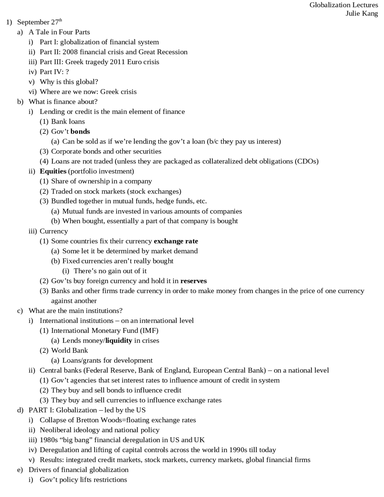 All Lecture Notes On Globalization Bsgc 101 Docsity