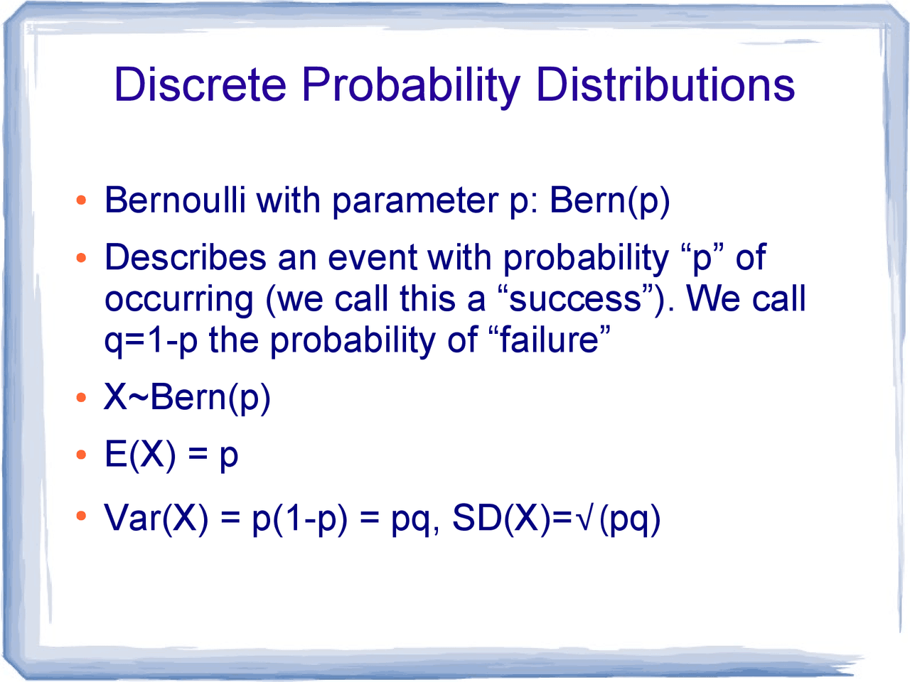 Discrete Probability Distributions - Introduction to Statistics | STAT 101 - Docsity