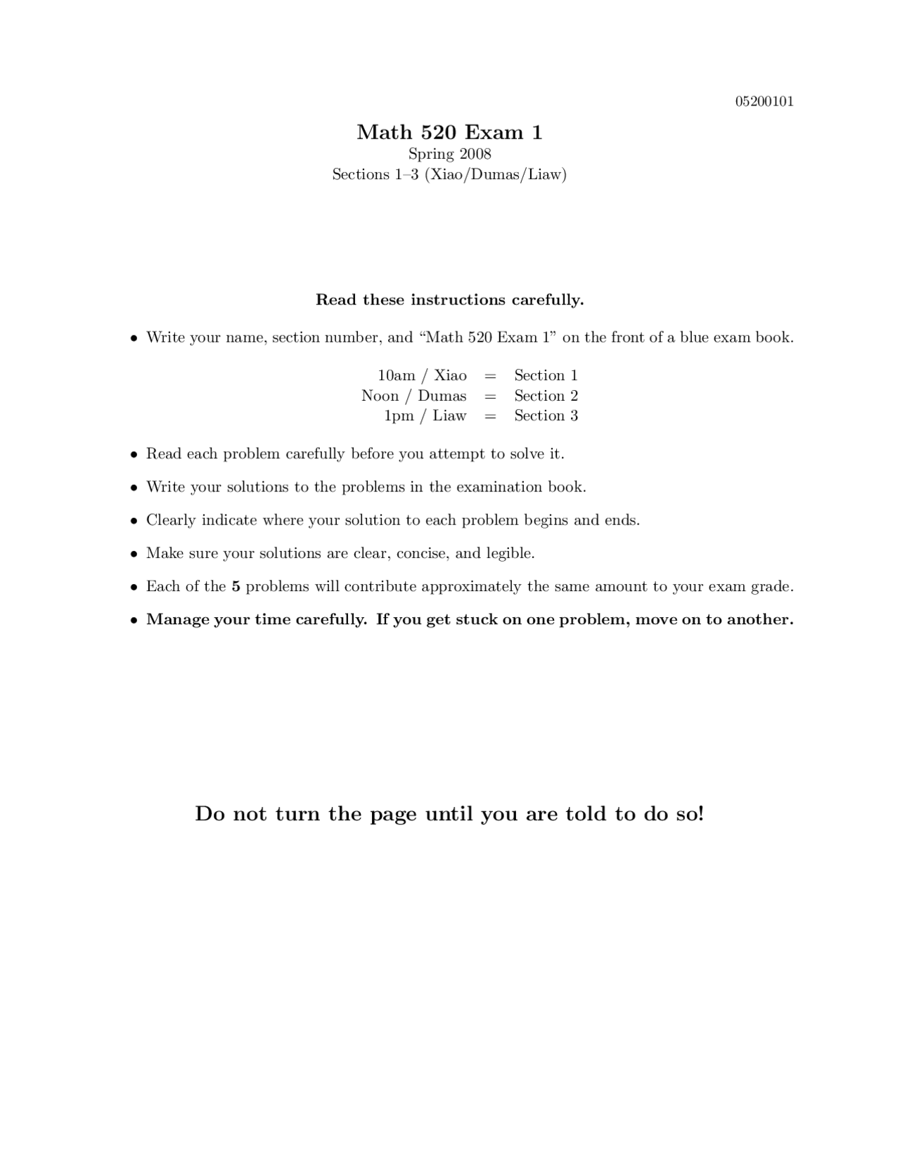 Old Exam 1 With Solutions Commutative And Homological Algebra Math