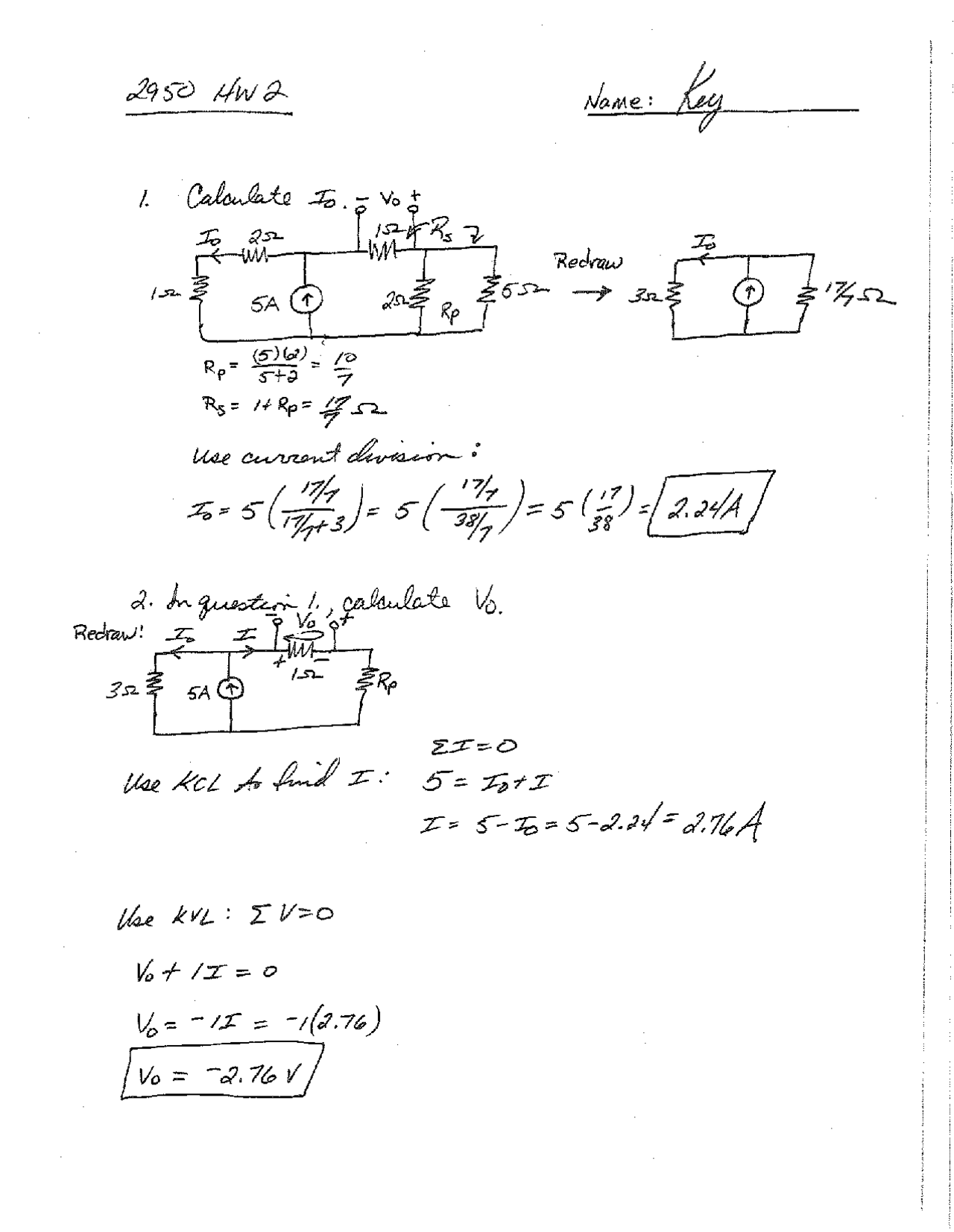 Solutions For Homework 2 Electrical And Computer Engineering Ee