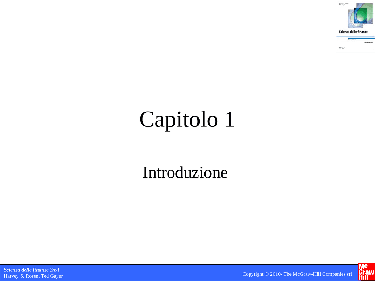 Slides Cap 1 Economia Pubblica Docsity