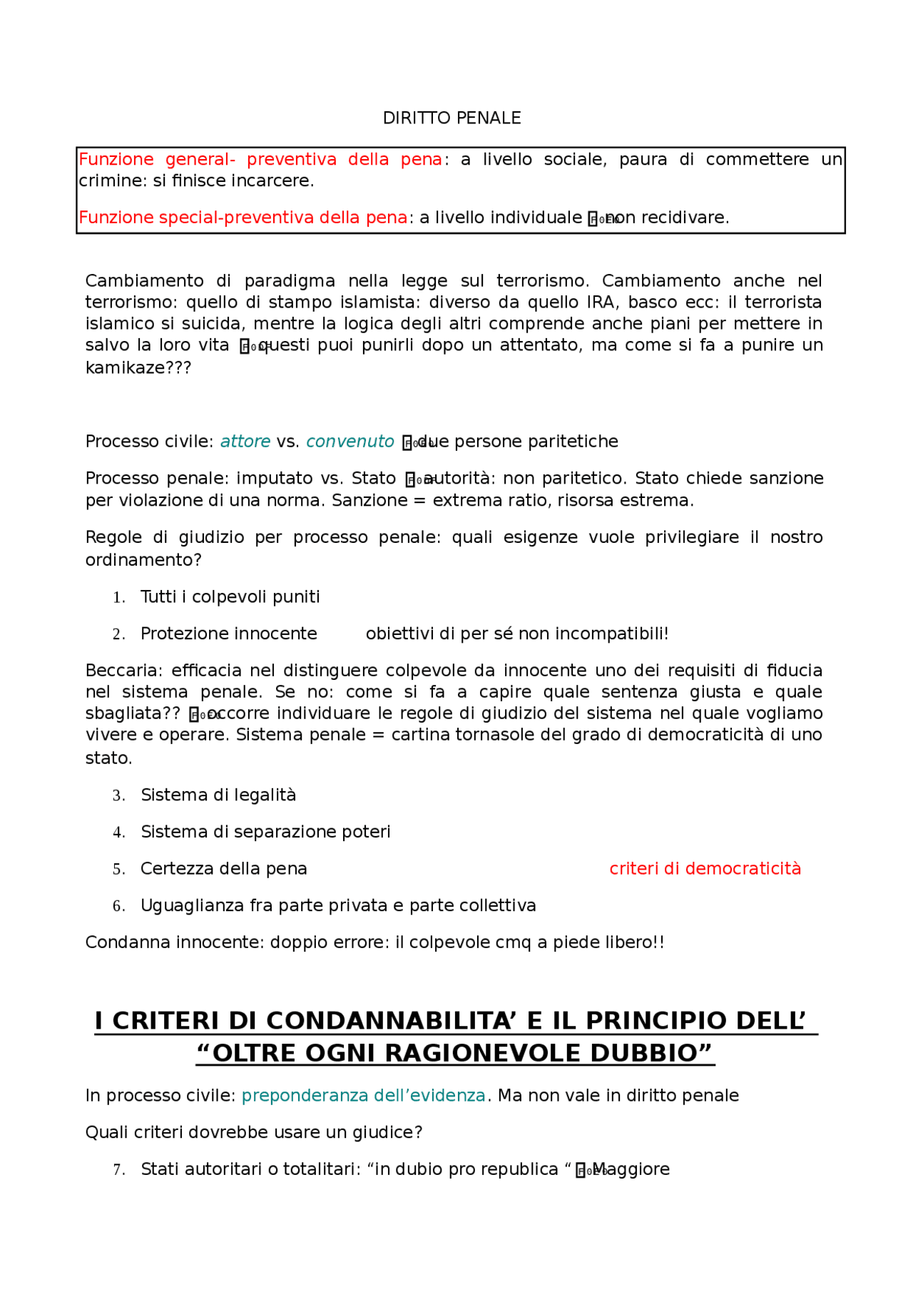 Appunti Di Diritto Penale 1 Appunti Di Diritto Penale Docsity