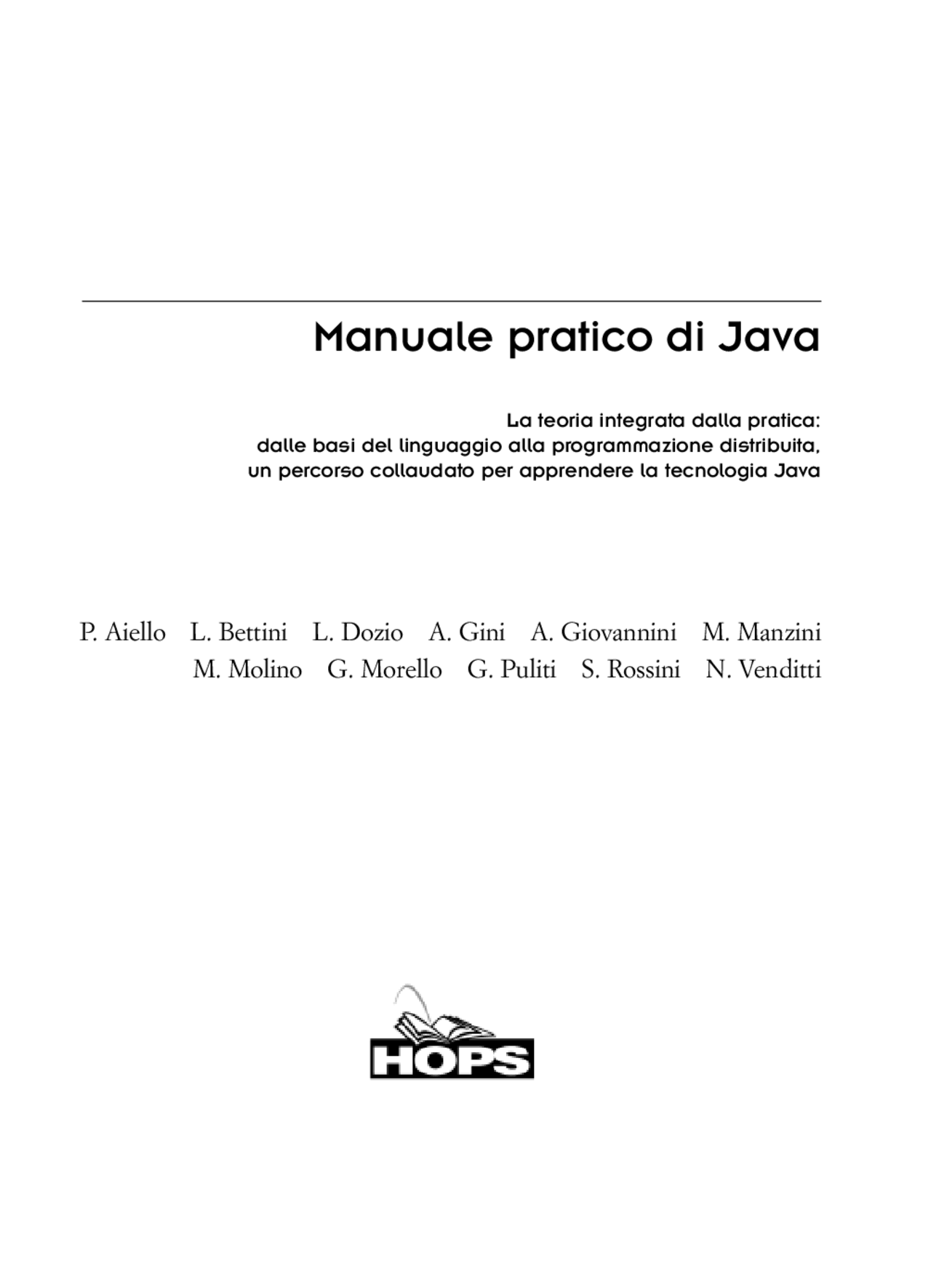 Manuale Ita Pratico Di Java - Docsity