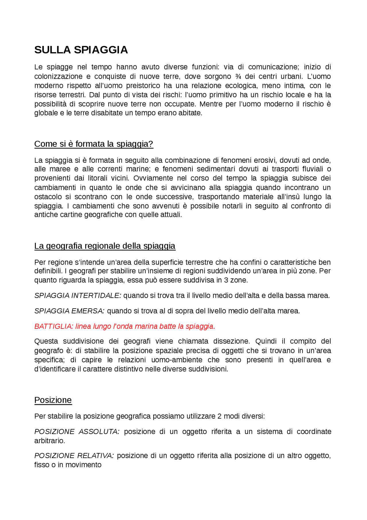 Geografia Umana Docsity
