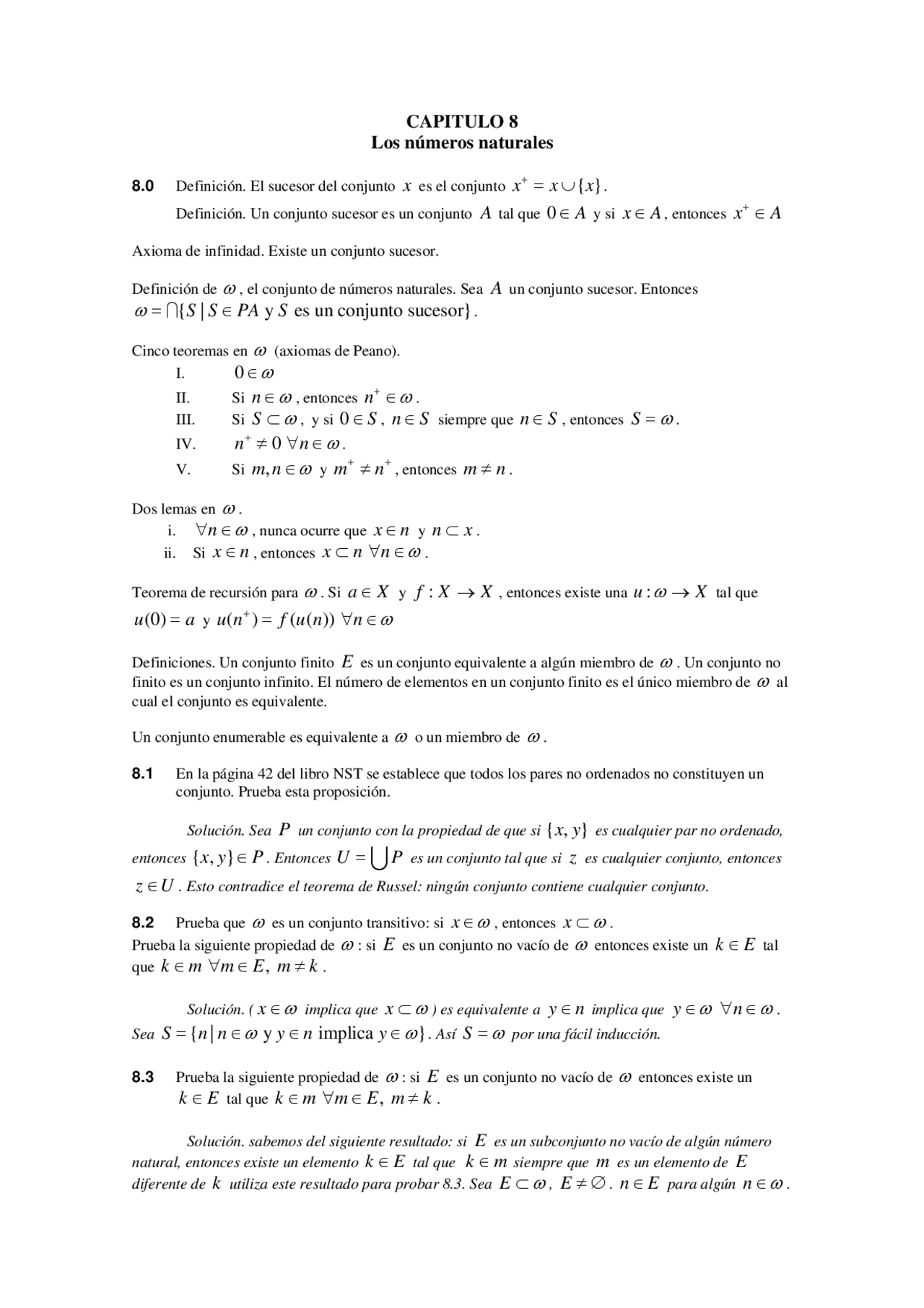 Teoria De Conjuntos Analisis Elemental Apuntes Parte3 Docsity