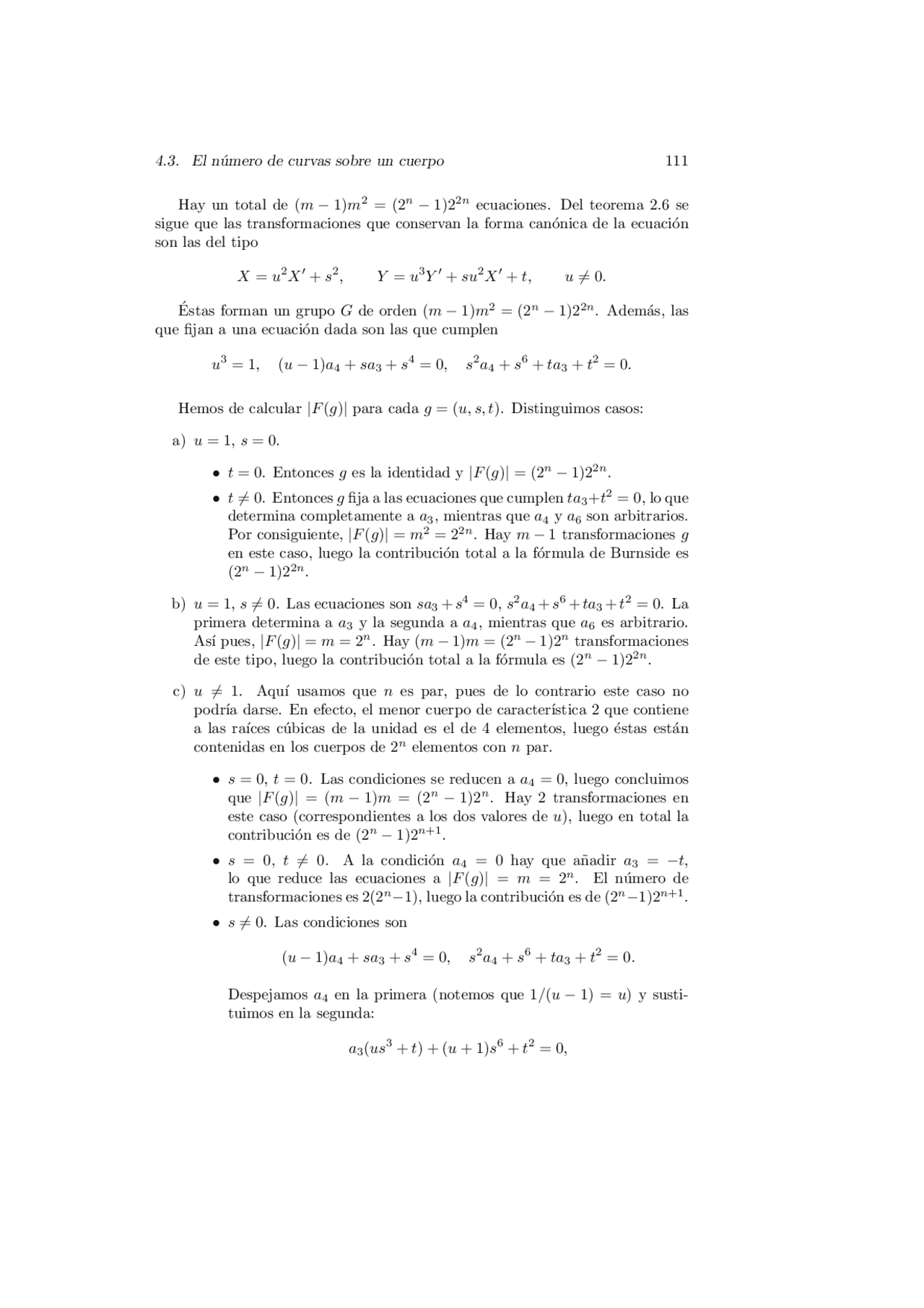 Curvas elipticas sobre cuerpos finitos - Geometria Algebraica- Apuntes ...