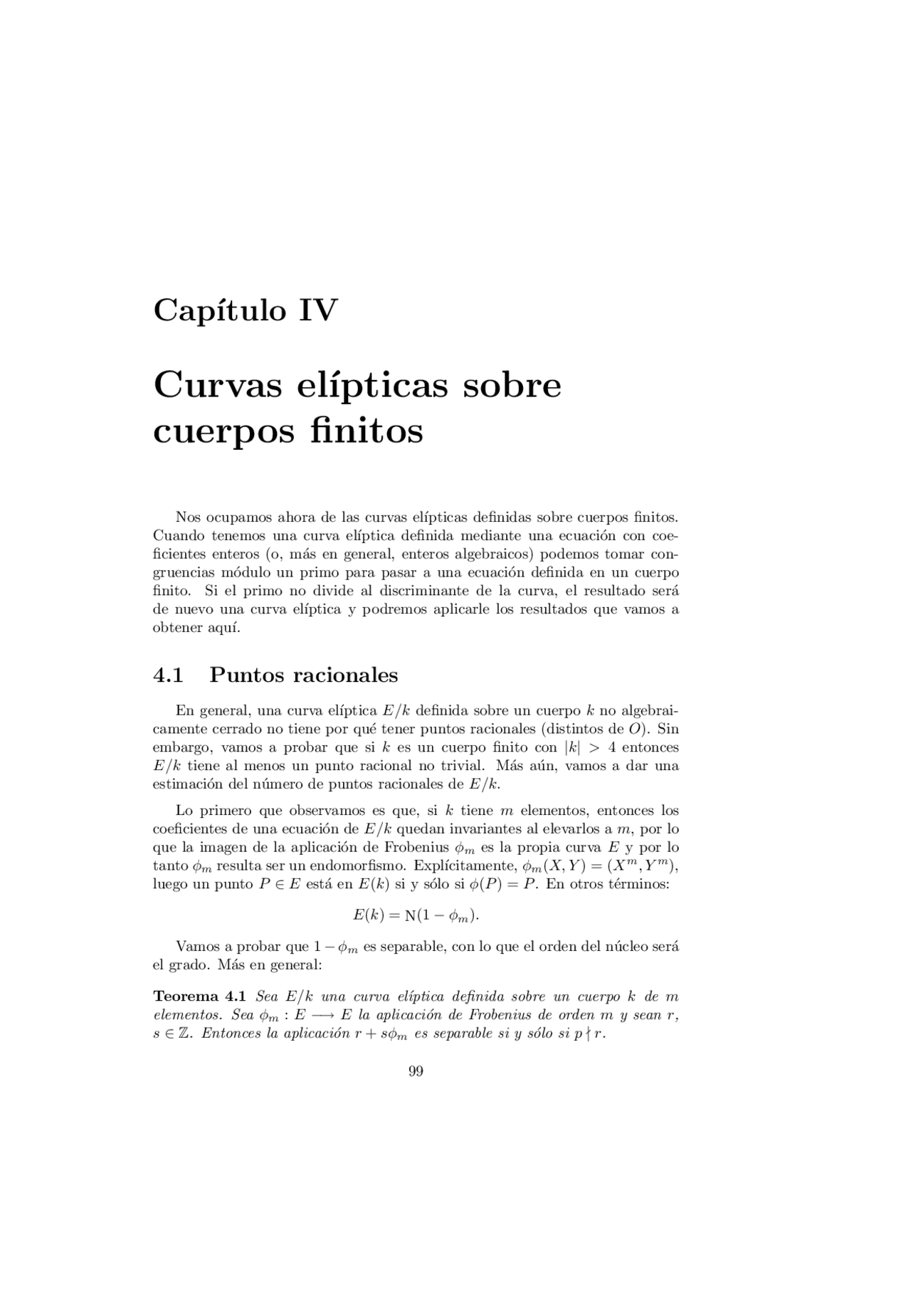 Curvas elipticas sobre cuerpos finitos - Geometria Algebraica- Apuntes ...
