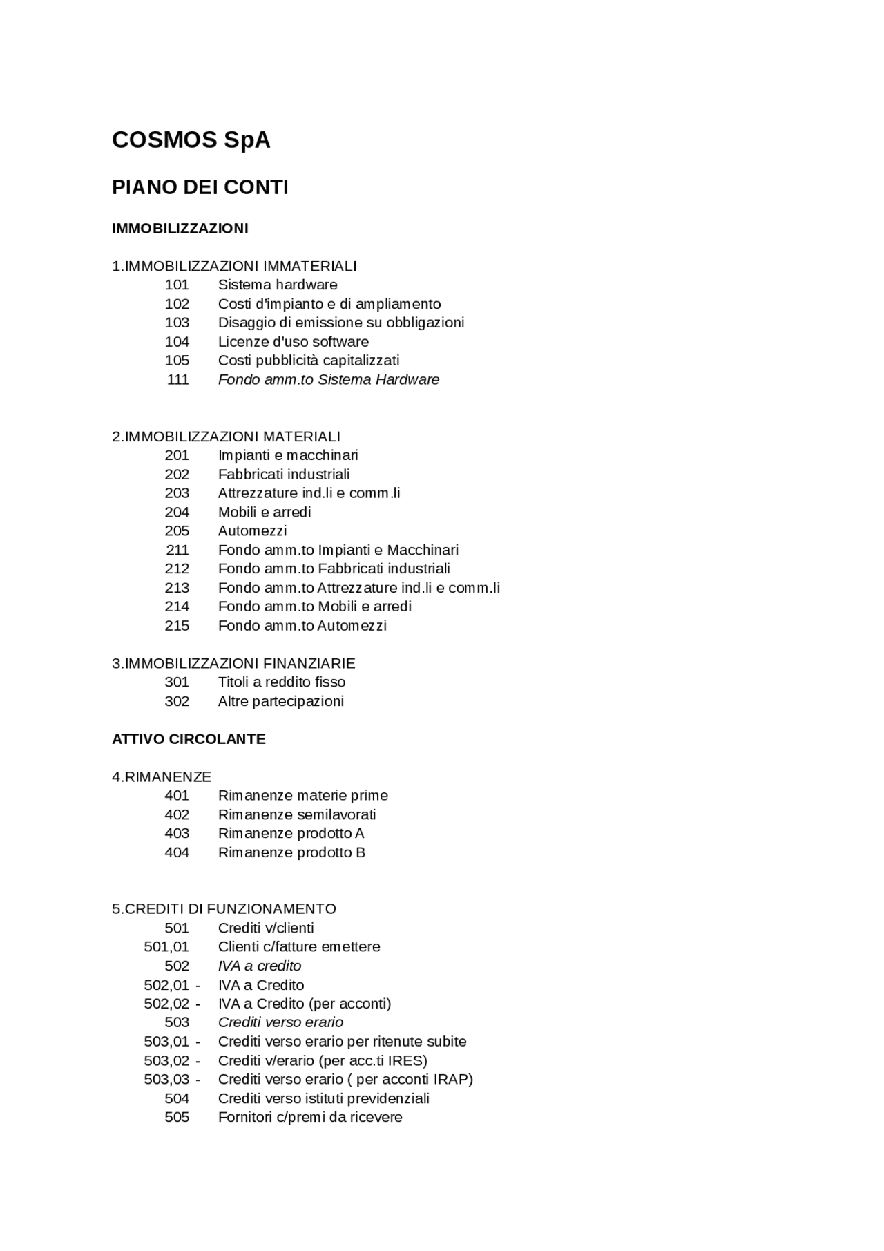 Caso Ragioneria Docsity