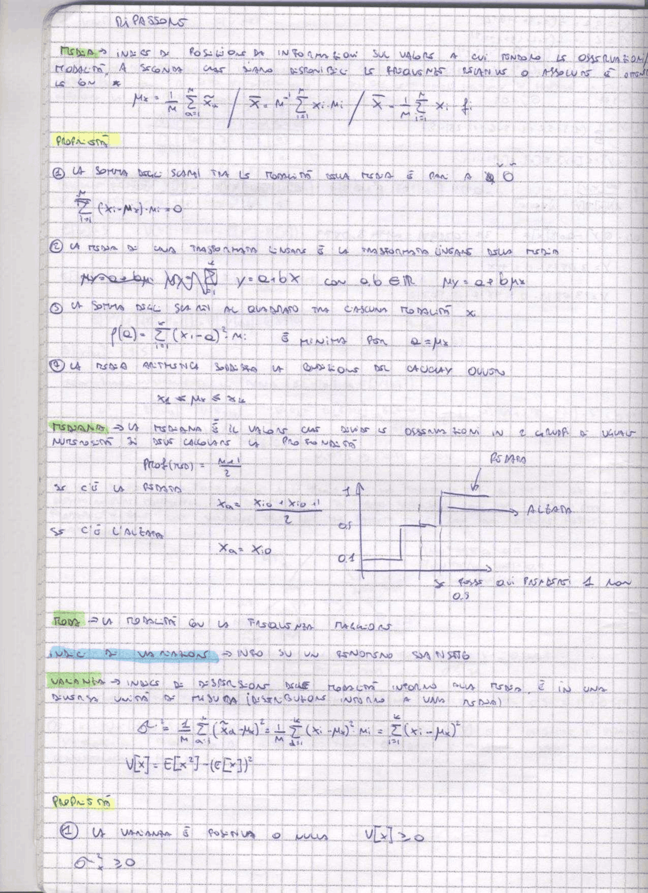 Riassunto Programma Statistica Corso C Torino Docsity