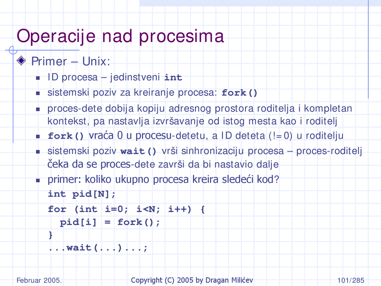 Operativni sistemi 1-Slajdovi-Elektrotehnicki fakultet Skripta 2.deo | Rezime' predlog ...