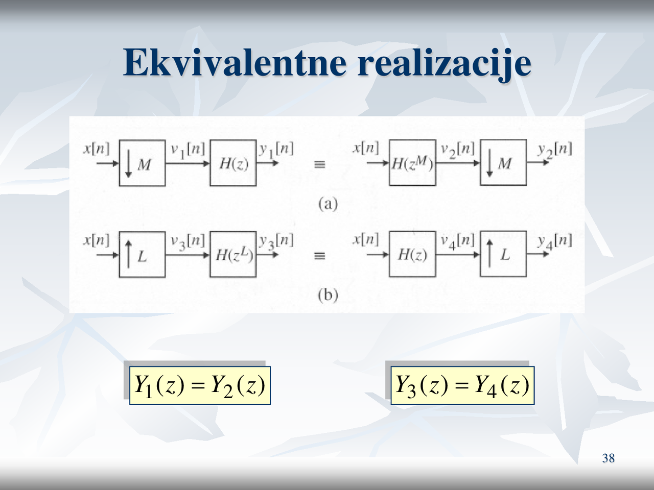 Slajdovi-Obrada signala 2-Elektrotehnicki fakultet ot3os2 5 multirate ...