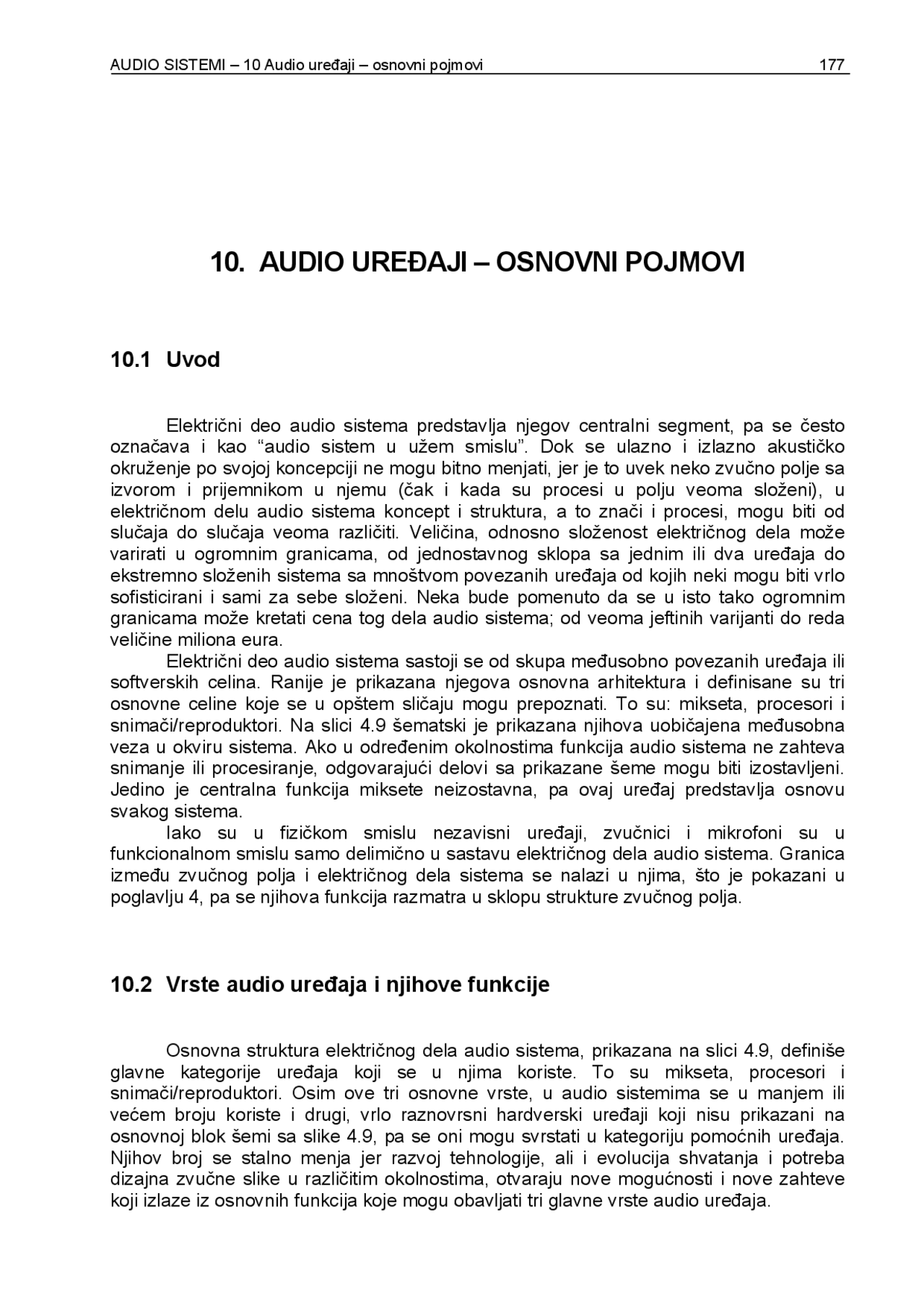 Audio uredjaji opsti pojmovi-Audio sistemi-Skripta-Elektrotehnicki fakultet | Rezime' predlog ...