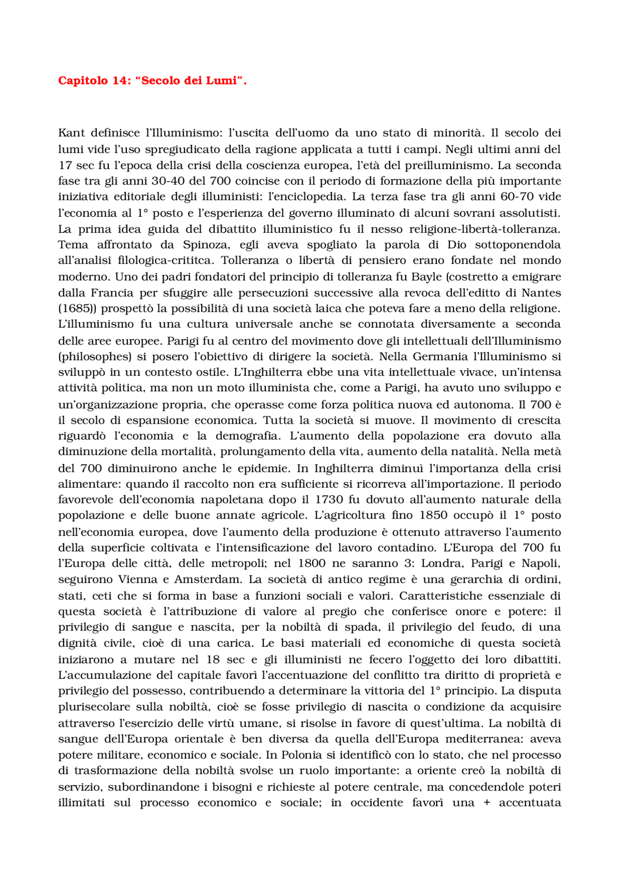Le Vie Della Modernità Cap Dal 14 Al 18 Docsity