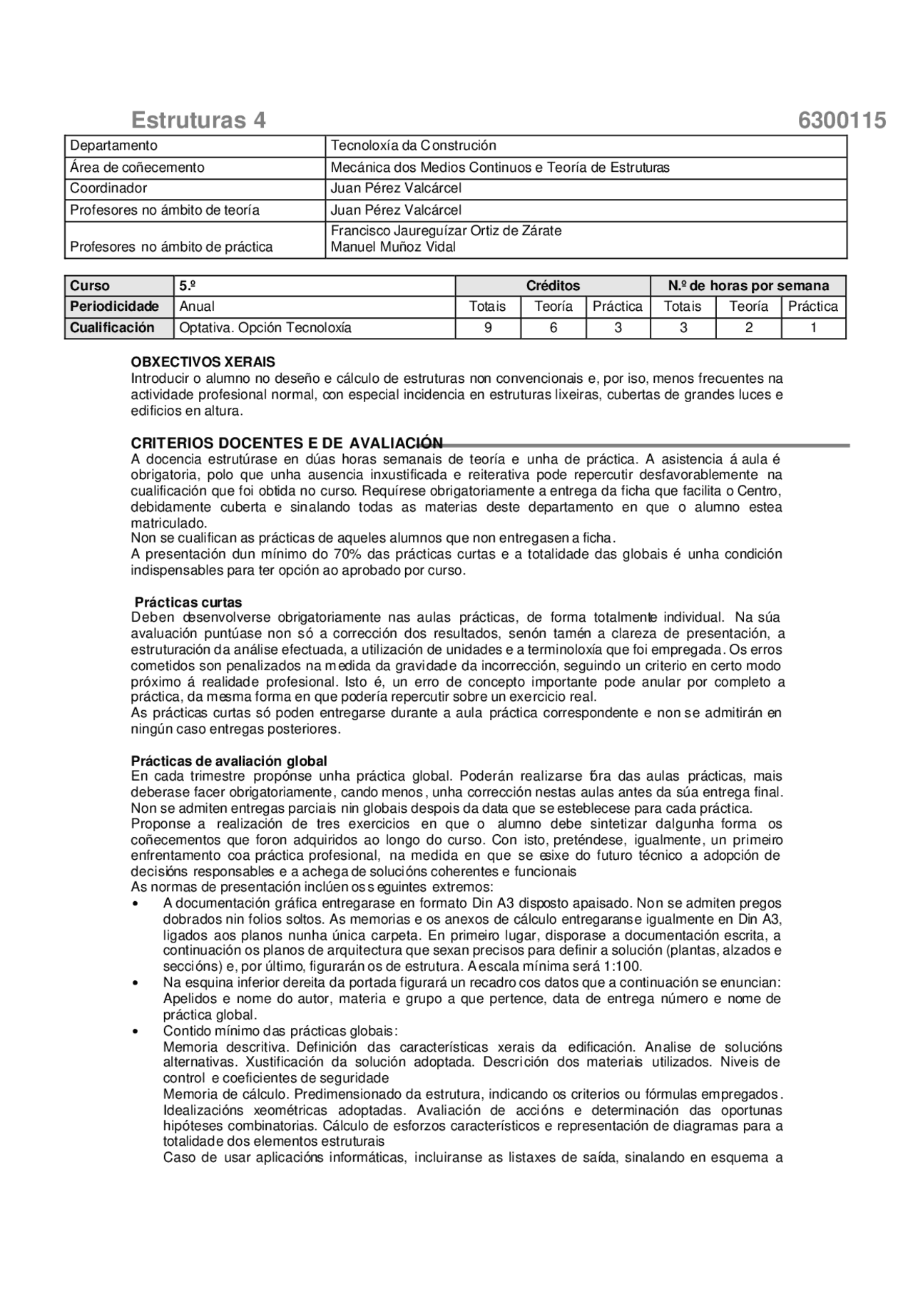 Programa Estructuras Iv Apuntes Apuntes De Estructuras Y