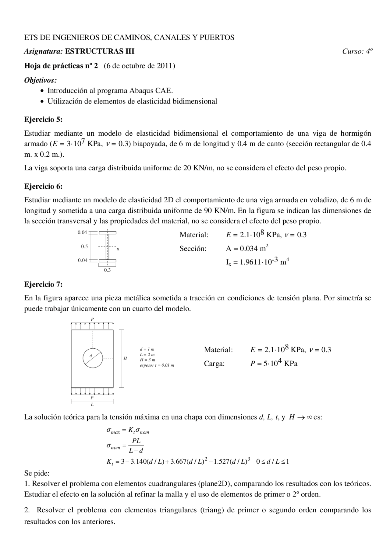 Hoja De Practicas 2 Estructuras 3 Practicas Docsity