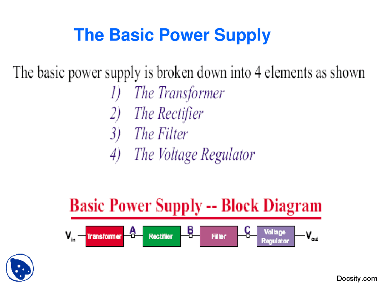 Rectifire Circuits-Basic Electrical Engineering-Lecture Slides - Docsity