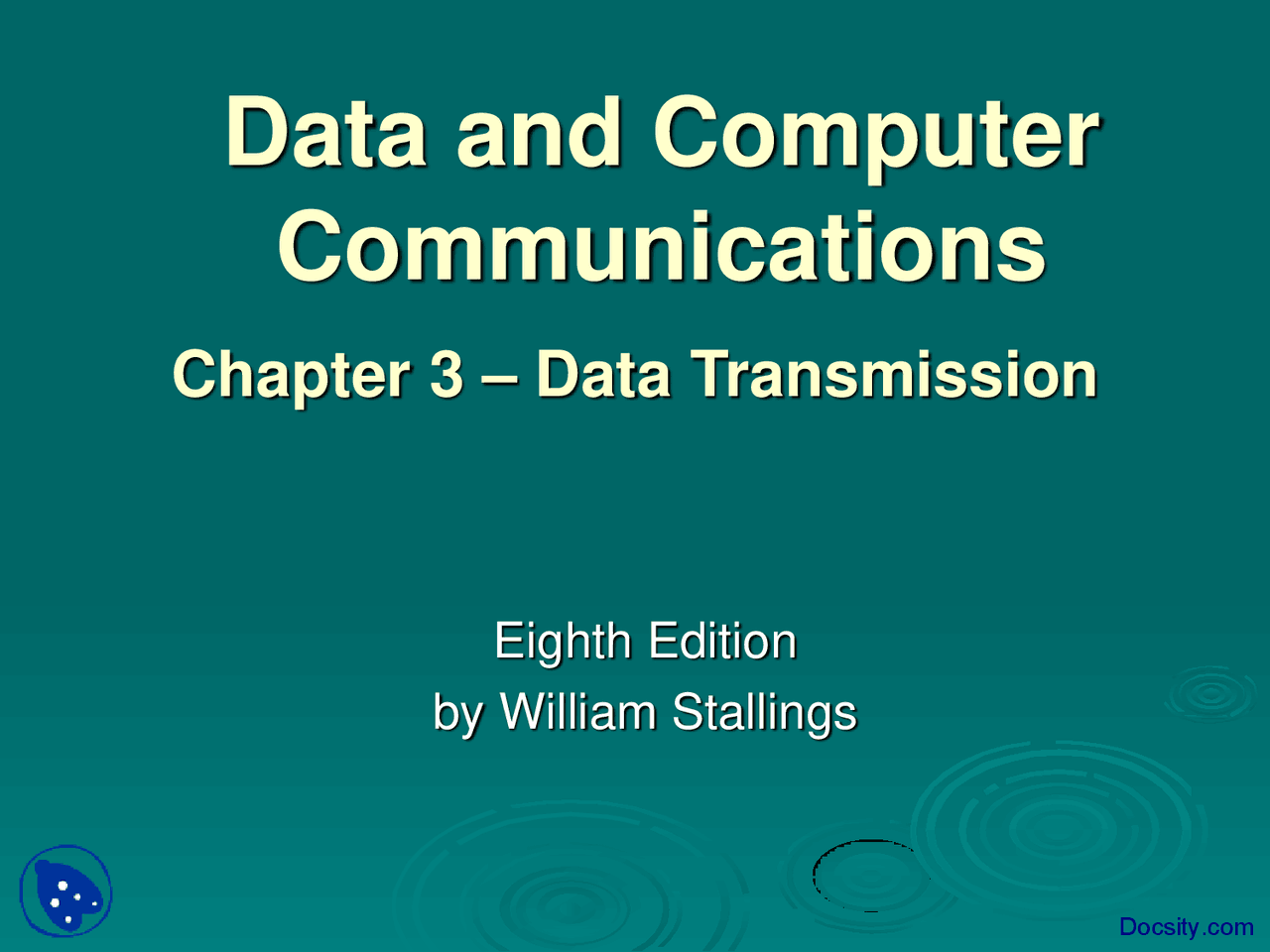 Data Transmission Data Communication And Computer Networks Lecture