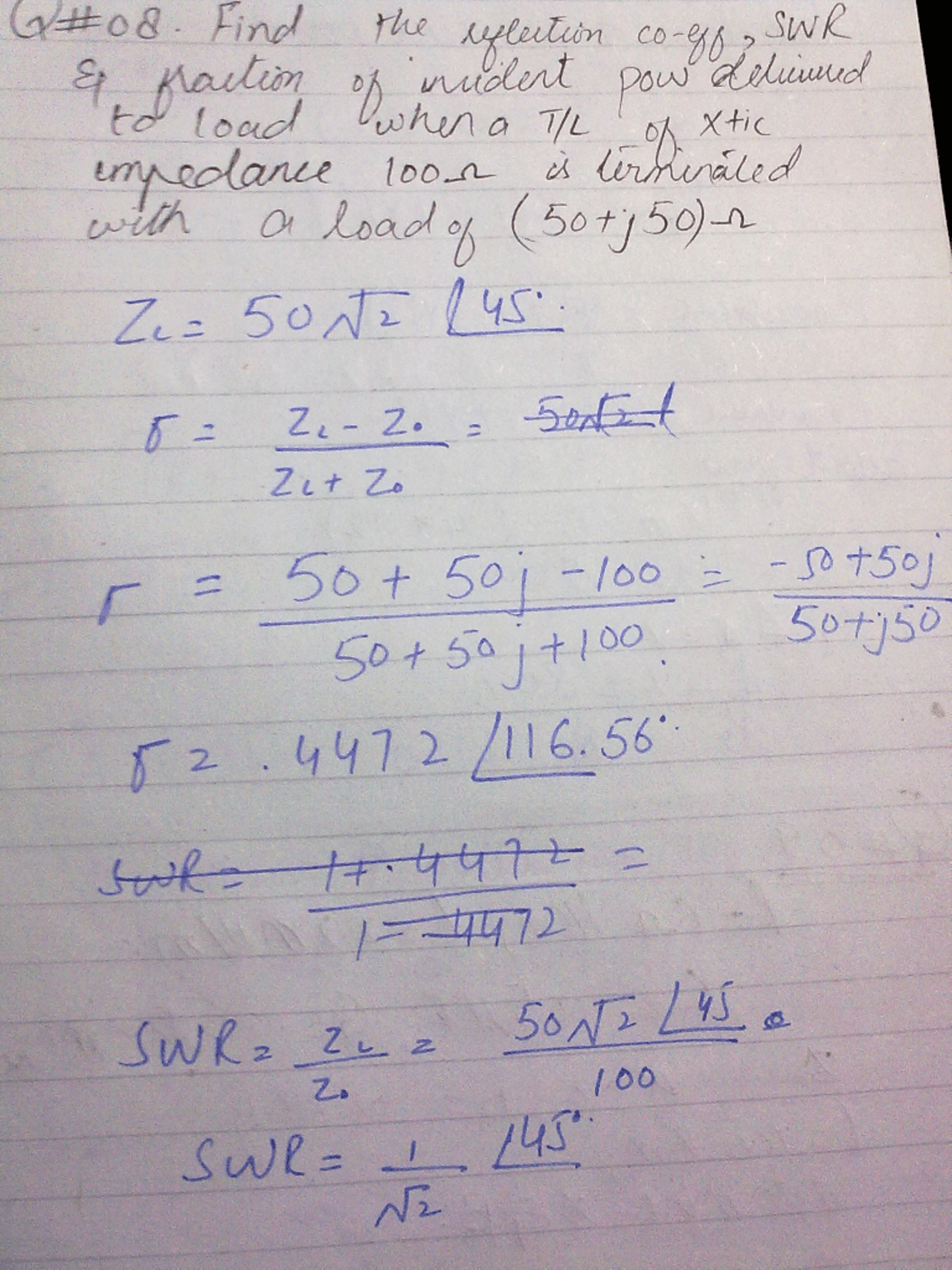 Transmission Level Lines Control Systems Solved Assignment Part3 Docsity