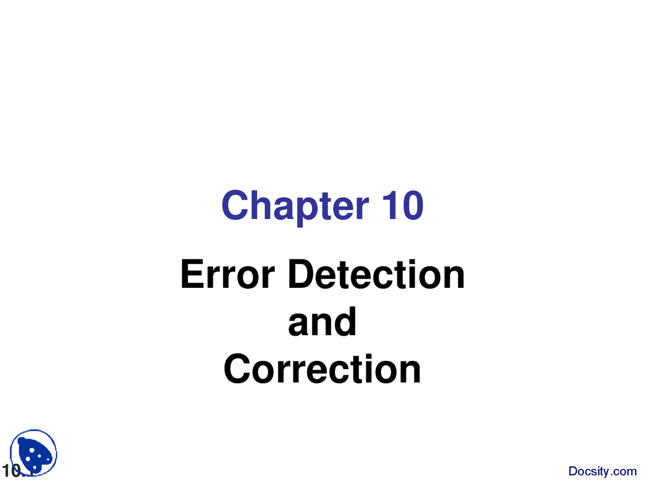 Error Detection And Correction 2 Data Communication And Computer