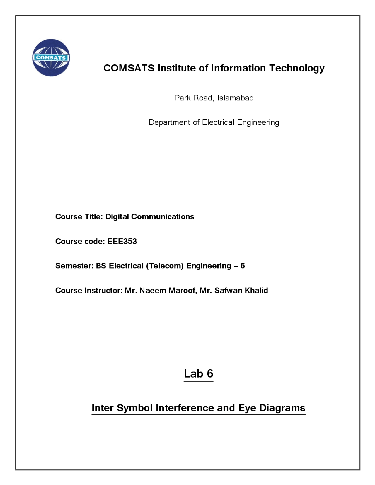 Inter Symbol Interference and Eye Diagrams-Digital Communication ...
