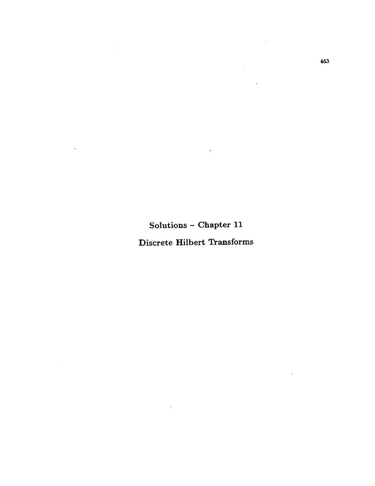 Discrete Hilbert Transforms-Discrete Time Signal Processing 2nd Ed ...