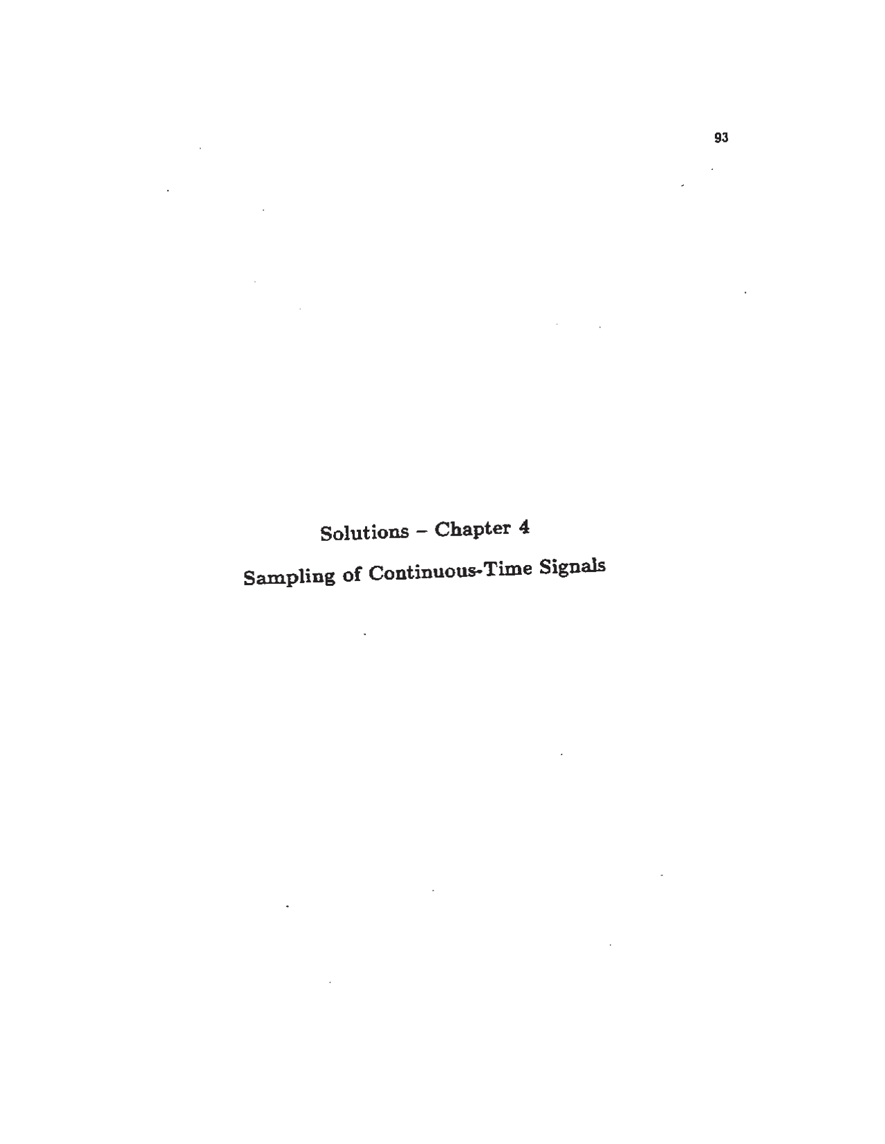 Sampling of Continuous Time Signals-Discrete Time Signal Processing 2nd ...