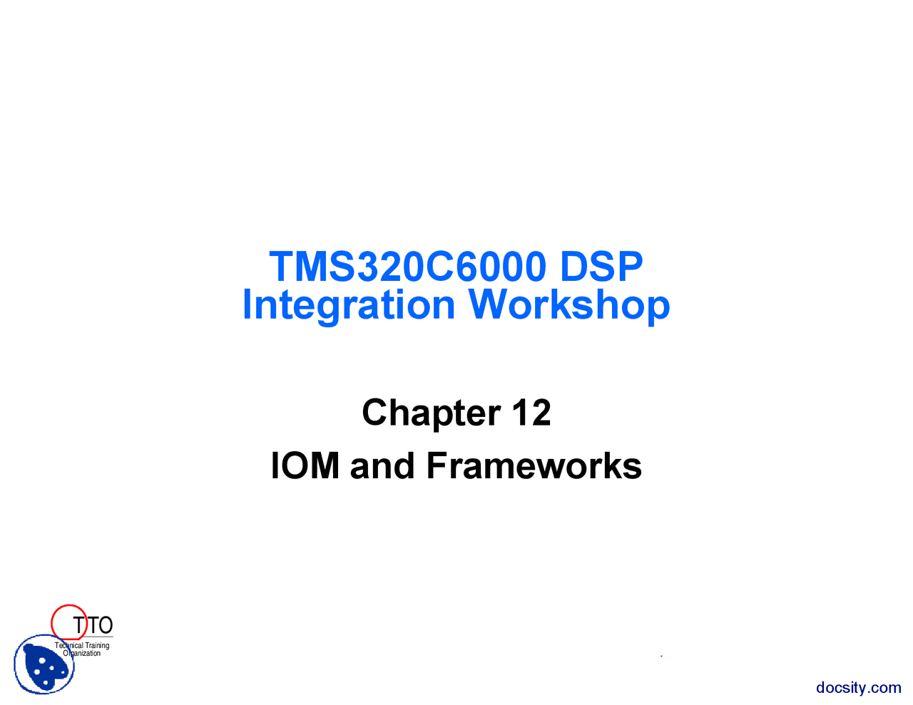 Iom And Frameworks Part 1 Network Programming Lecture Slides Docsity