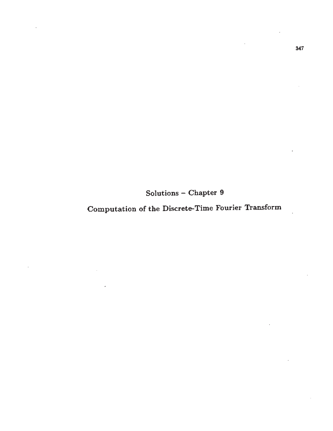 Computation of Discrete Time Fourier Transform-Discrete Time Signal ...