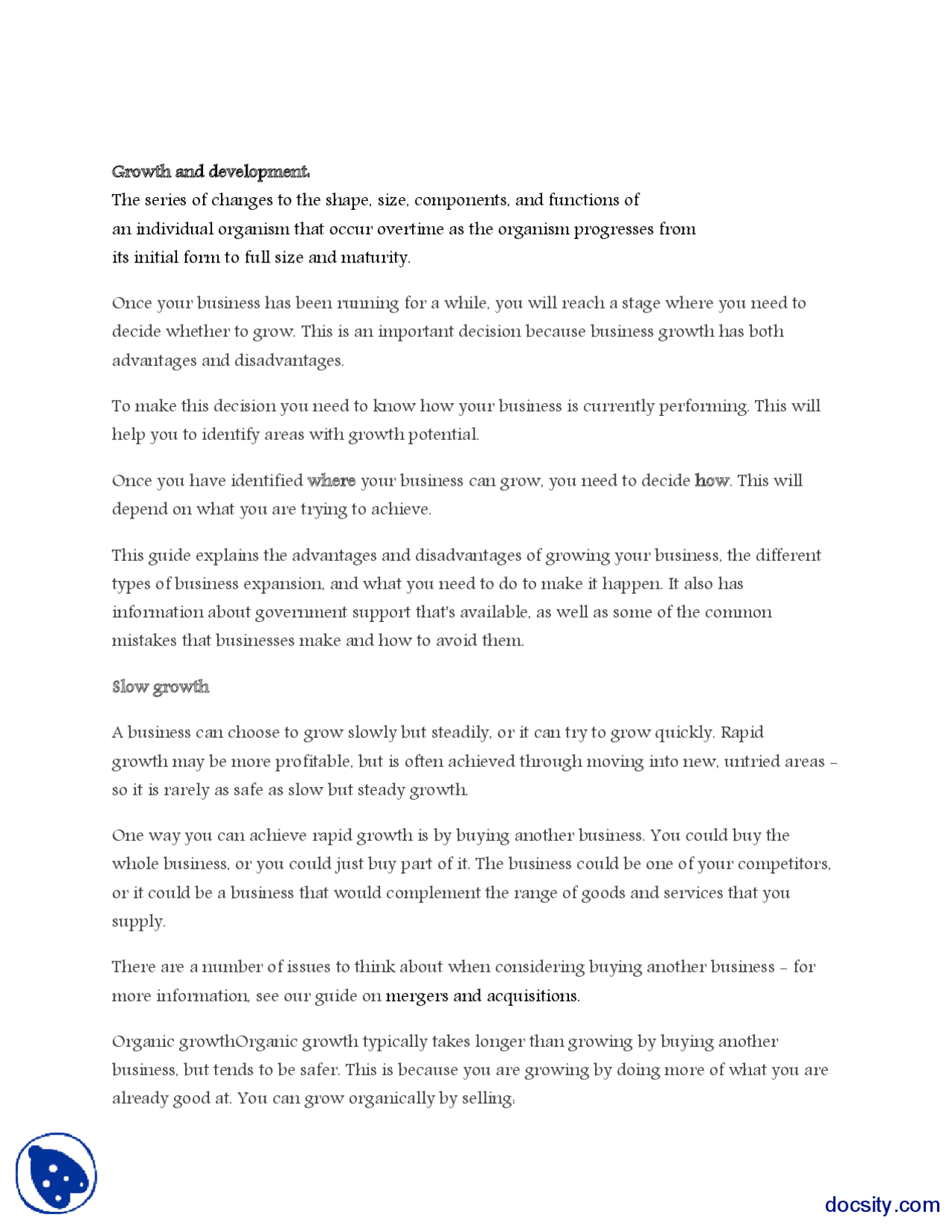 Slow Growth-Analytic Hierarchy Programming-Assignment Solution - Docsity