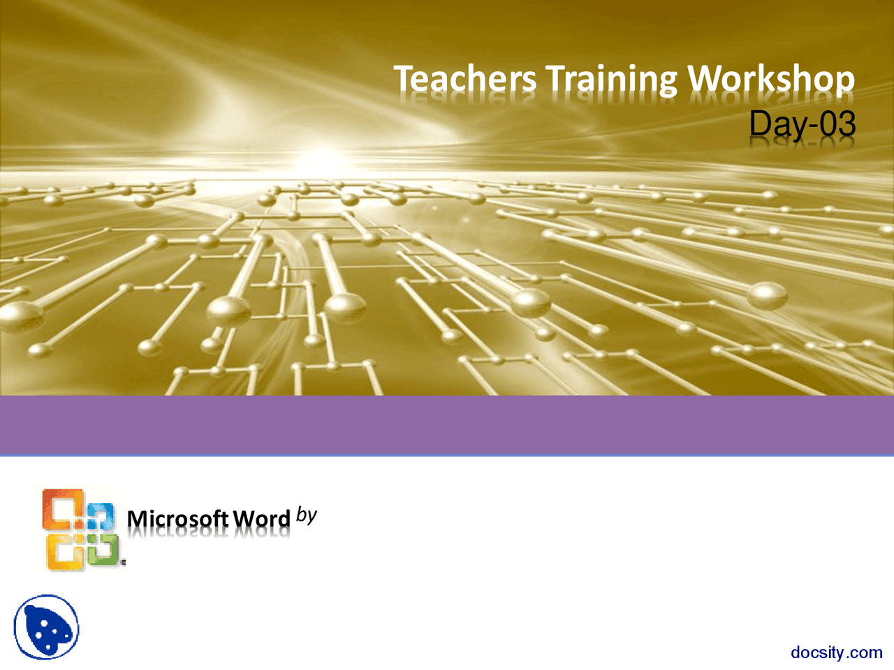 Teacher Traning Workshop Day 3 Part1 Computer Networks Lecture Slides