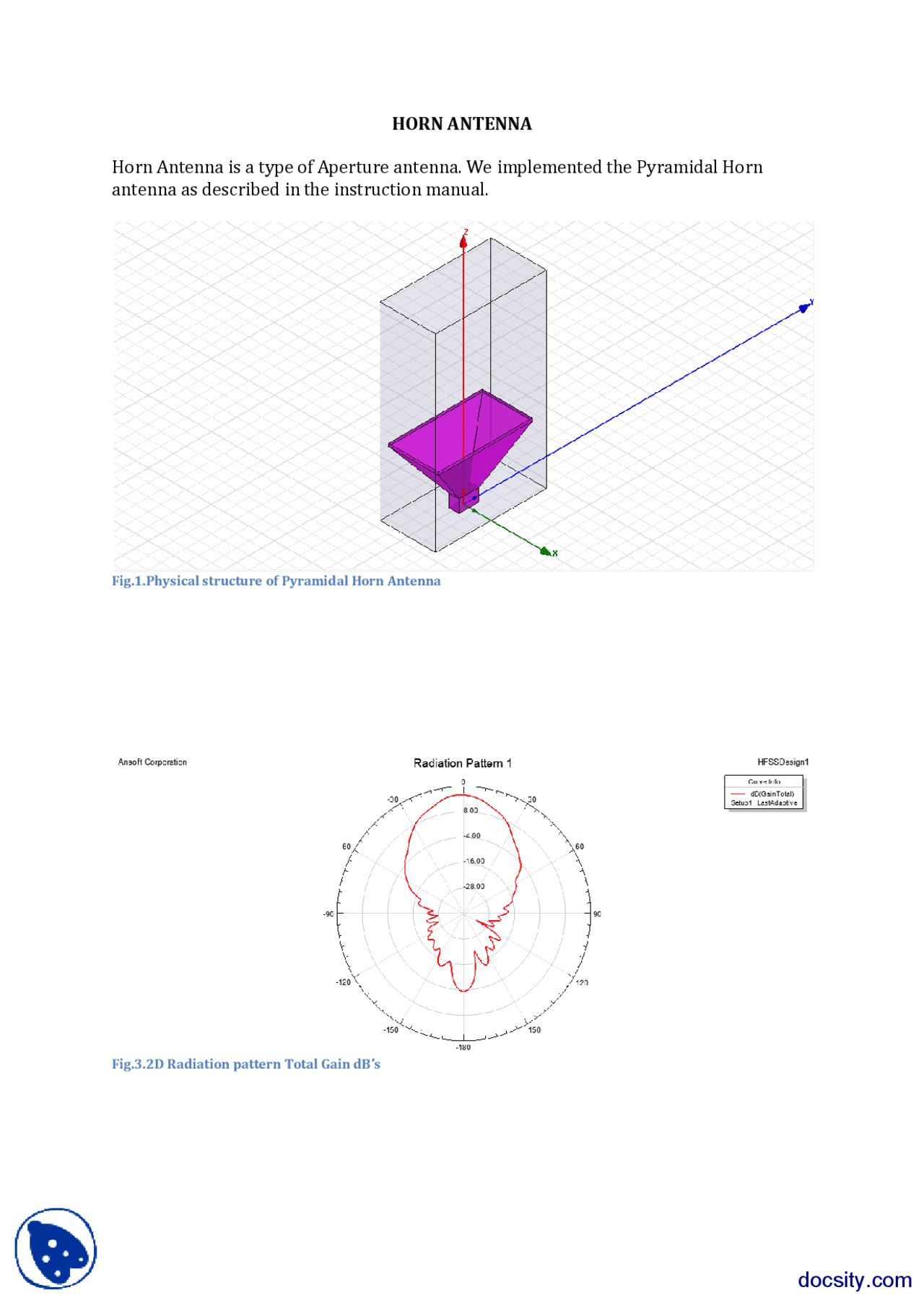Design Of Horn Antenna With Dipole Excitation Antenna And Radiowave Propagation Lab Report